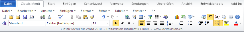 Office Classic Menu :: Screenshots :: Zeigt das klassische Menu und ... Office Classic Menu :: Screenshots :: Zeigt das klassische Menu und ...