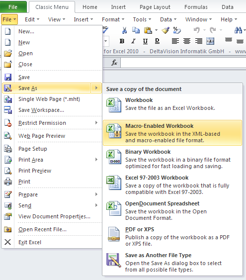 Office Classic Menu :: Screenshots. (Get old style menus and toolbars ... Office Classic Menu :: Screenshots. (Get old style menus and toolbars ...